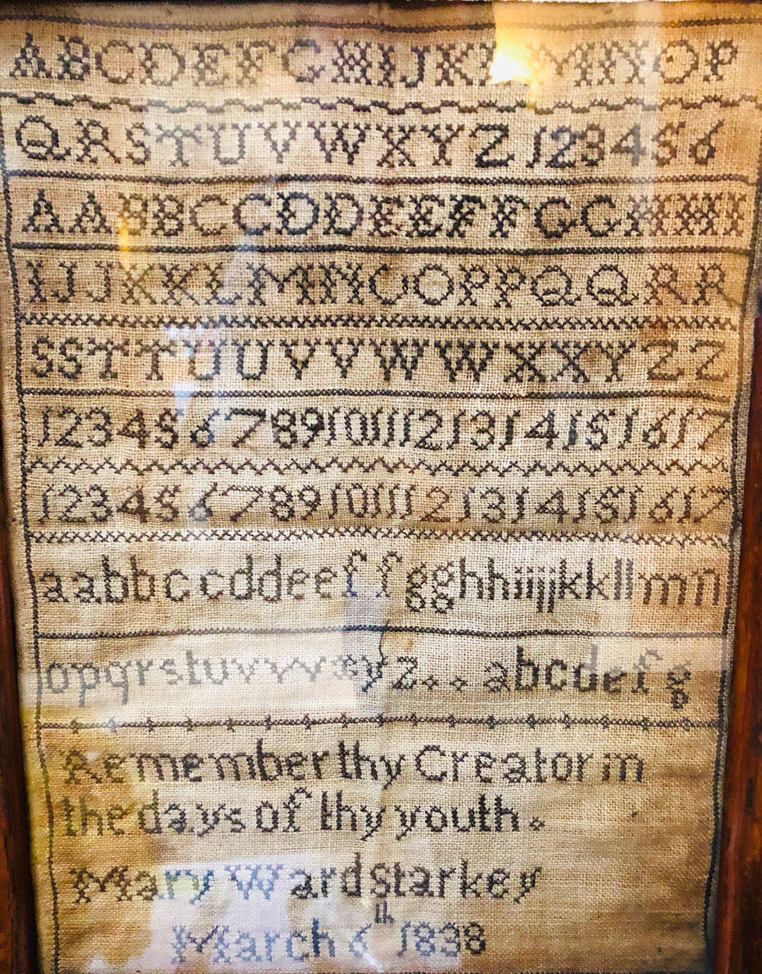 Le mystère de la broderie ancienne de Mary Ward STARKEY