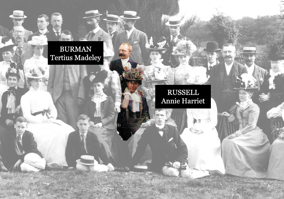 The RUSSELL family gathering for Queen Victoria's Diamond Jubilee in 1897