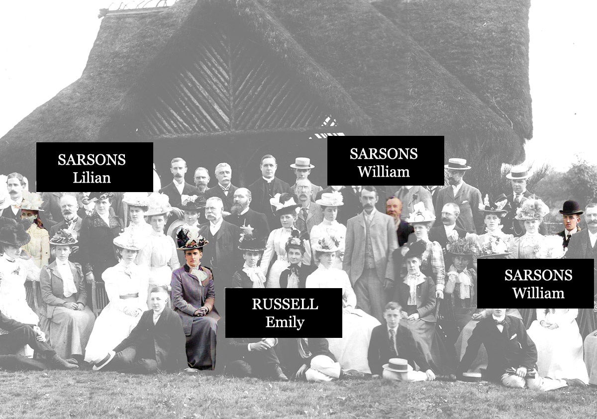 The RUSSELL family gathering for Queen Victoria's Diamond Jubilee in 1897