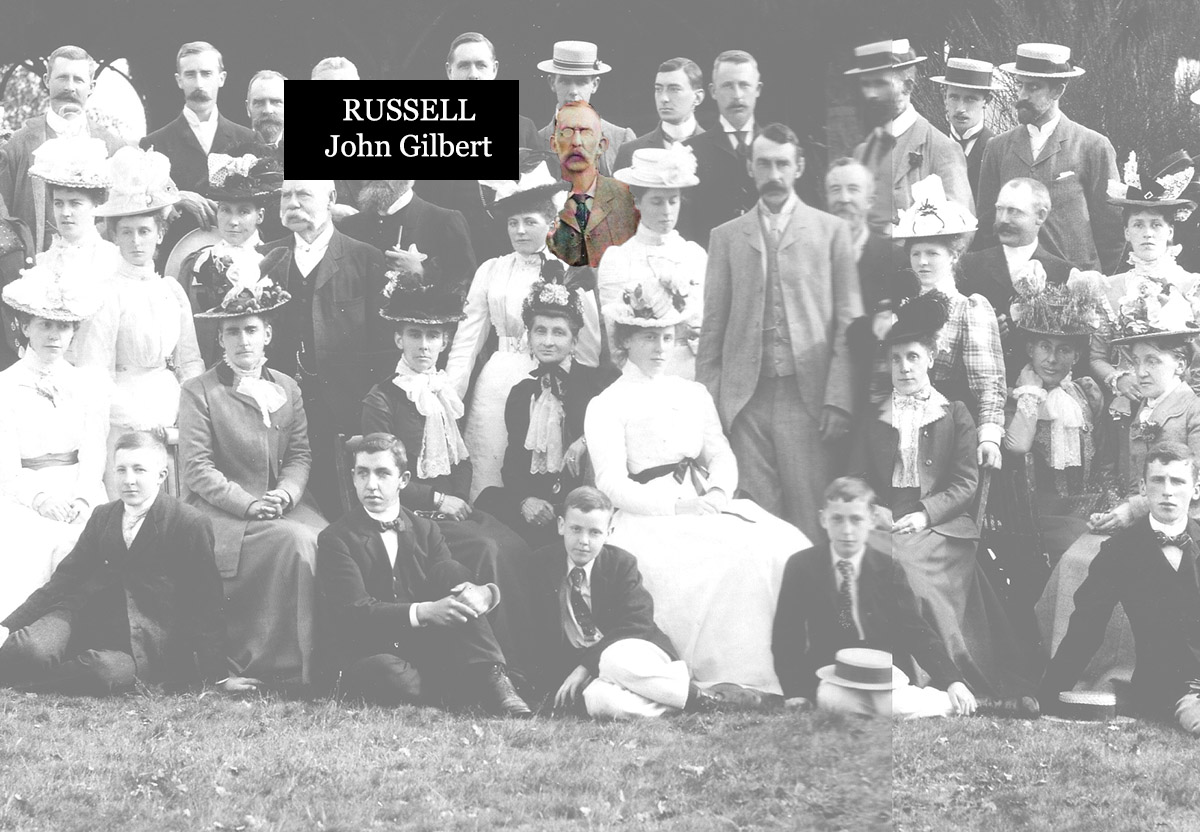 The RUSSELL family gathering for Queen Victoria's Diamond Jubilee in 1897