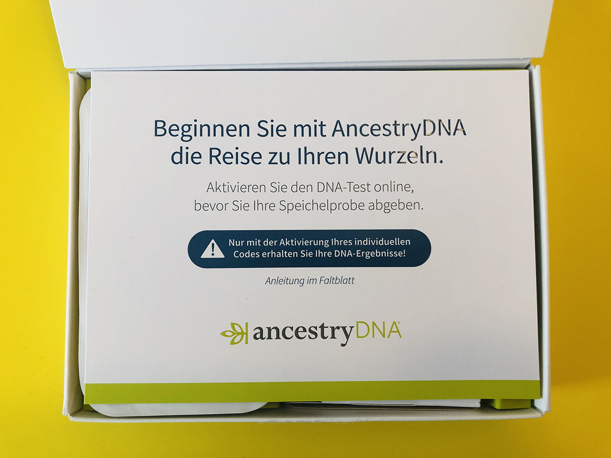 Le kit ADN de Ancestry DNA pas à pas
